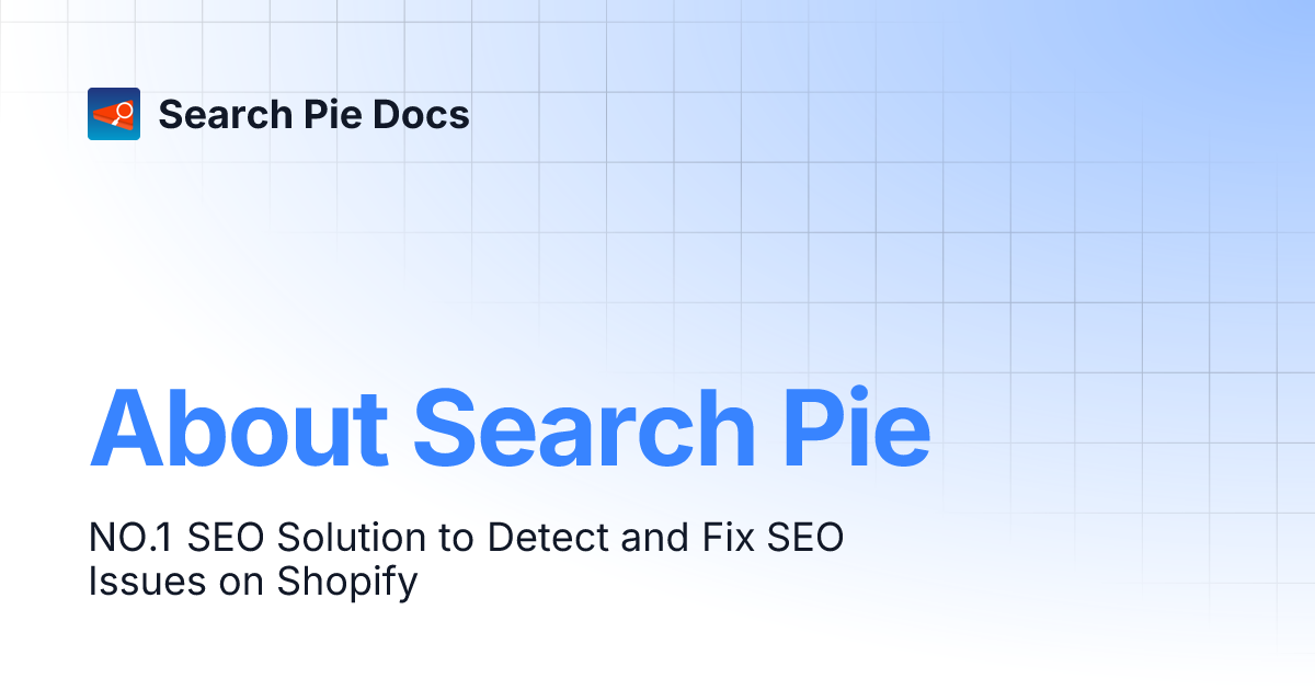 About Search Pie | Search Pie Docs